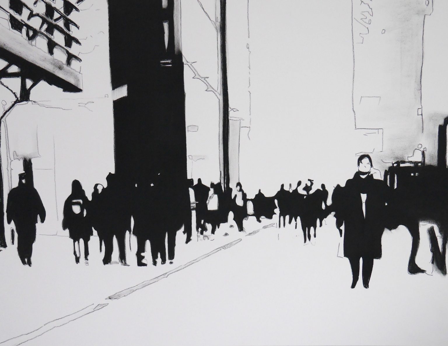 Artists that influence my charcoal drawing | Angela Edwards